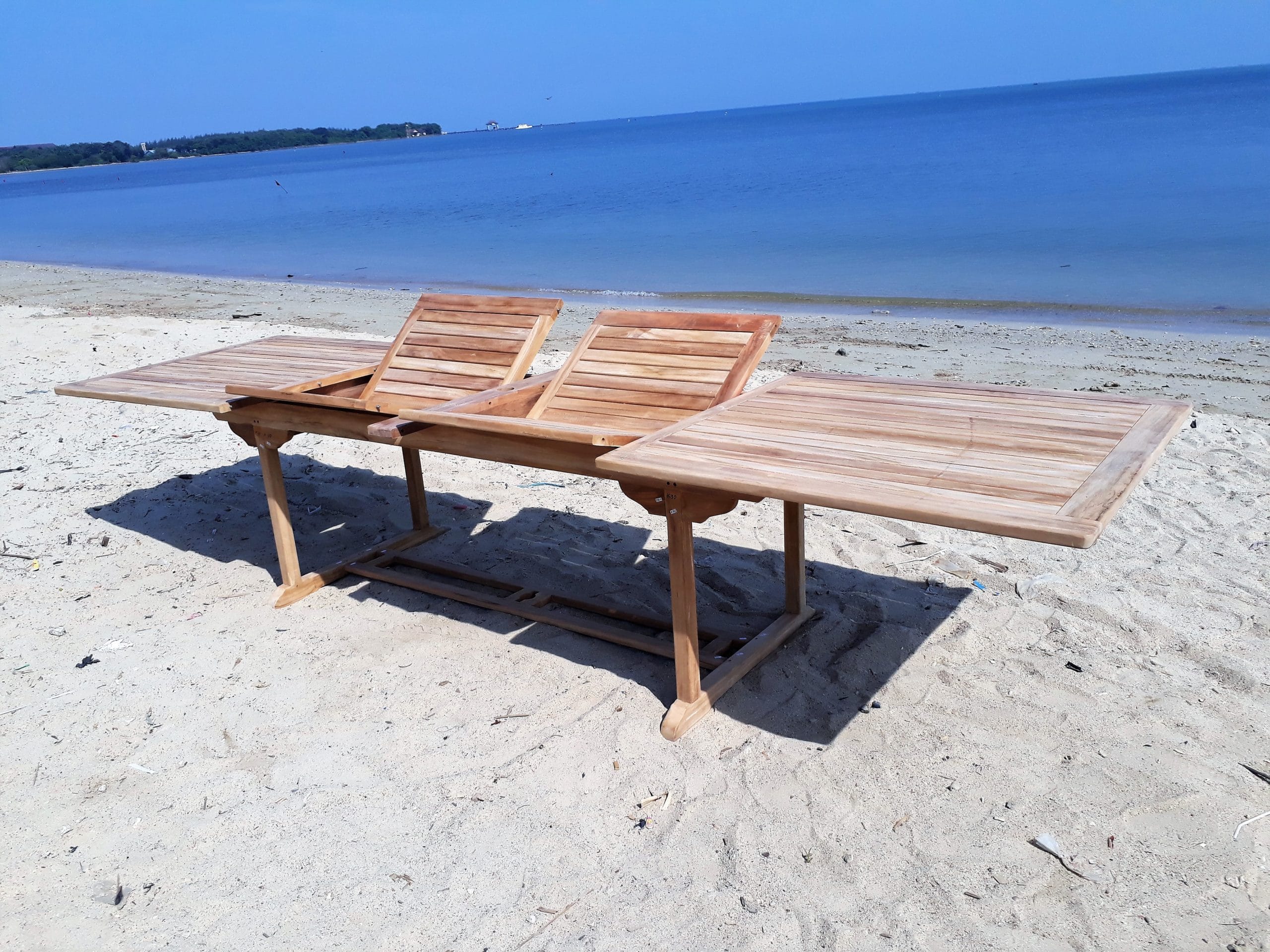 Buckingham 138" x 39" (11 1/2 Feet Long) Double Leaf Oval Extension ...