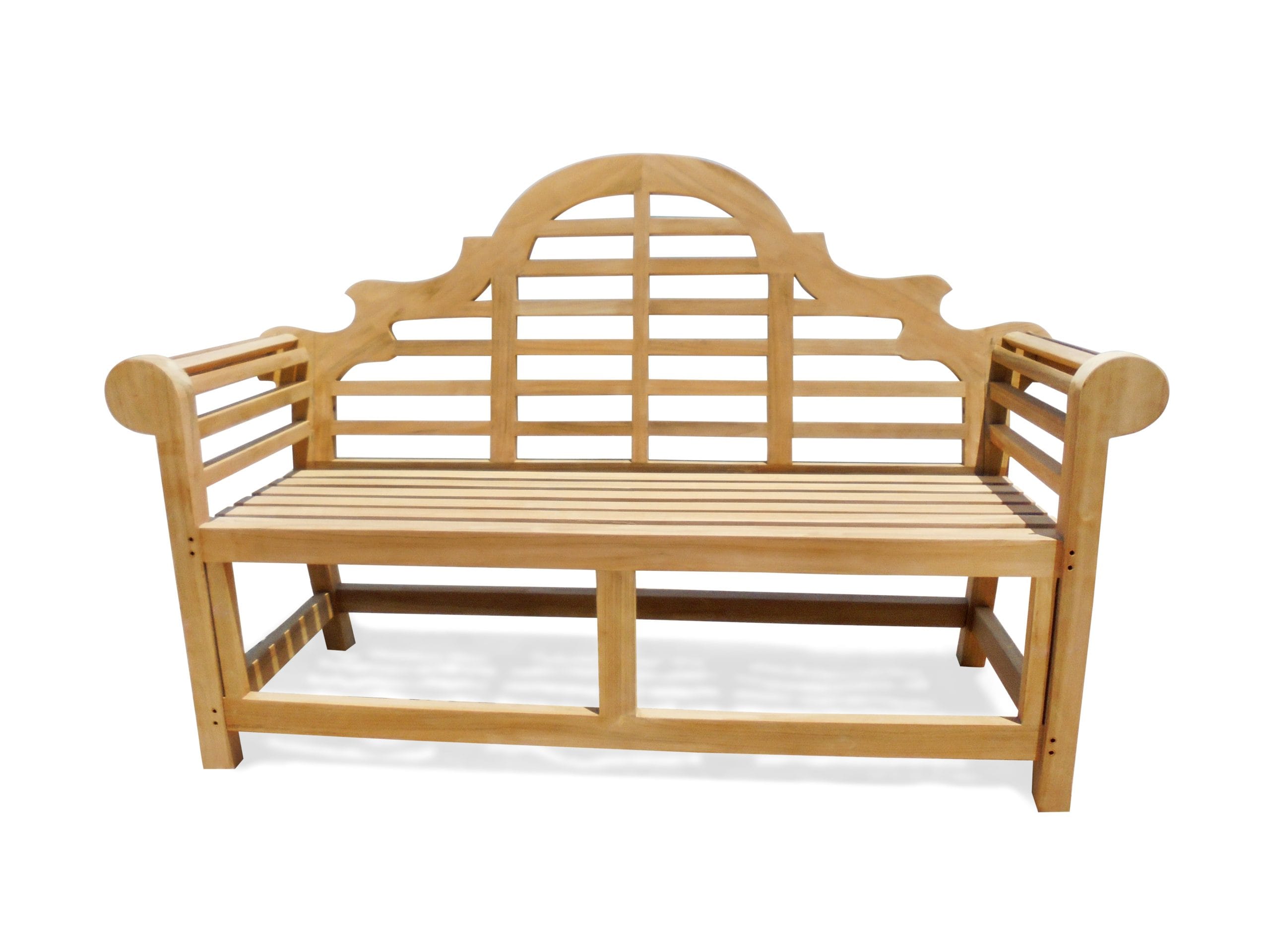 Classic Lutyens Grade A Teak 2 Seater Bench - 53"
